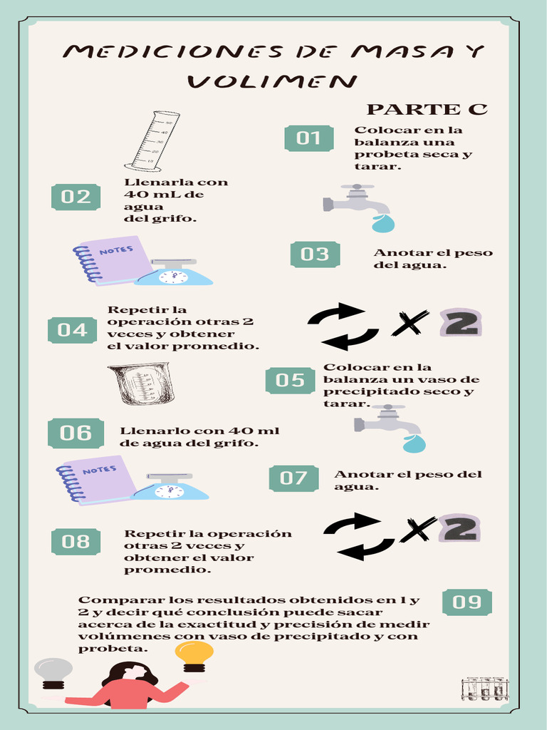 Medicion de Masa y Volumen Pre Informe | PDF