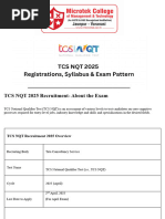 TCS NQT 2025 Syllabus & Exam Pattern | PDF | English Grammar | Grammar