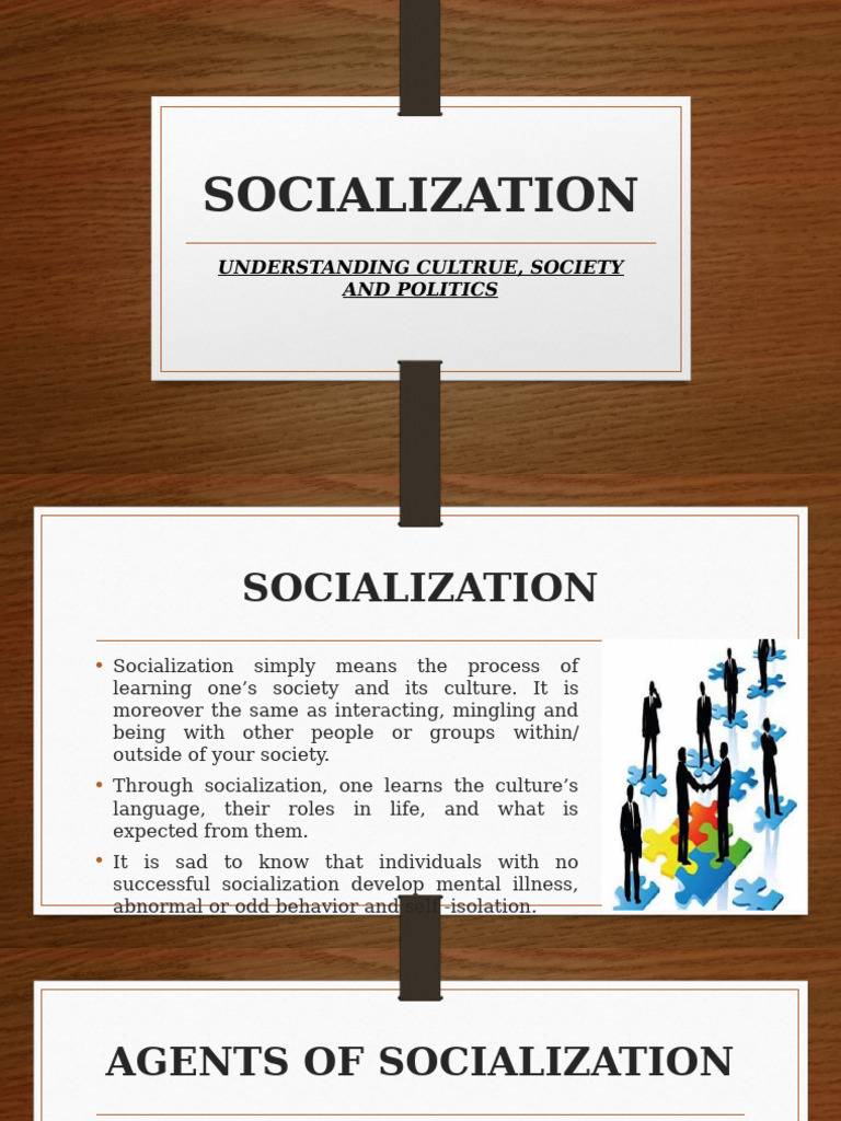 4 Socialization Enculturation and Social Groups 1 | PDF | Socialization ...
