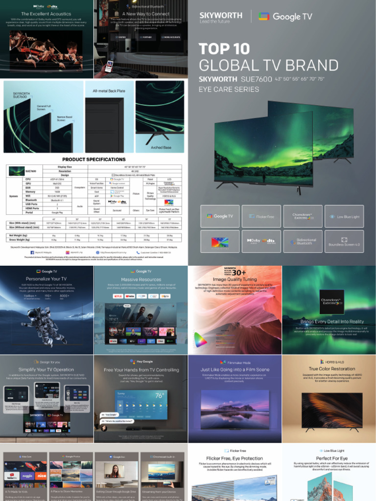 Skyworth Sue7600 PDF | PDF