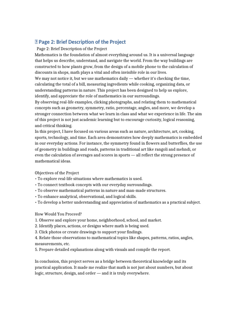 Updated Math Project Hardik Class11 | PDF | Symmetry | Mathematics
