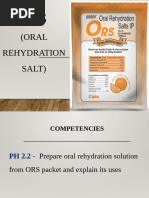 Oral Rehydration Solution Guide | PDF | Diarrhea | Medical Specialties