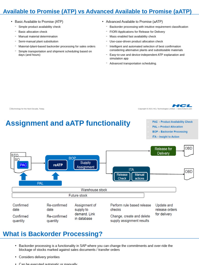 Advanced ATP | PDF