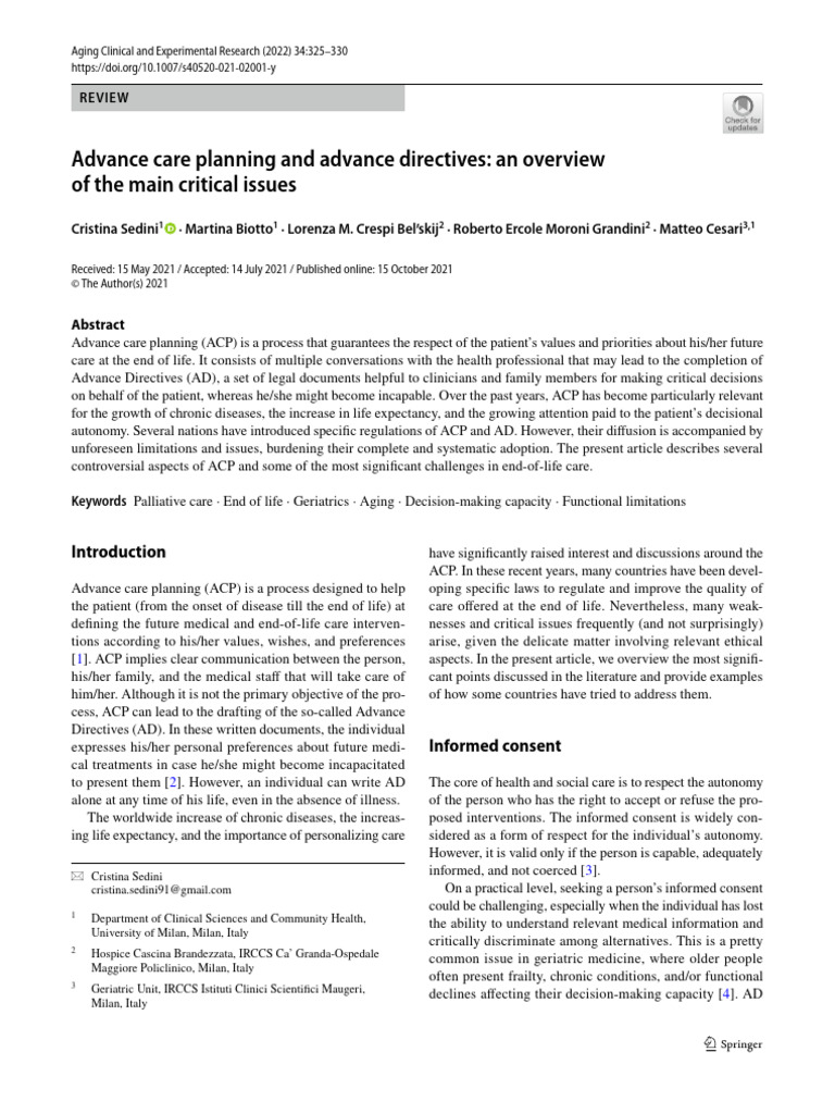 Art I Go Advance Directives | PDF | End Of Life Care | Informed Consent