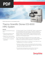 IC ICS6000 Brochure | PDF | Mass Spectrometry | Chromatography