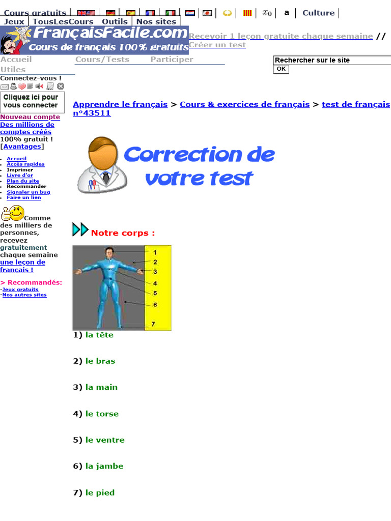 Test de vocabulaire français avancé | PDF | Langue française