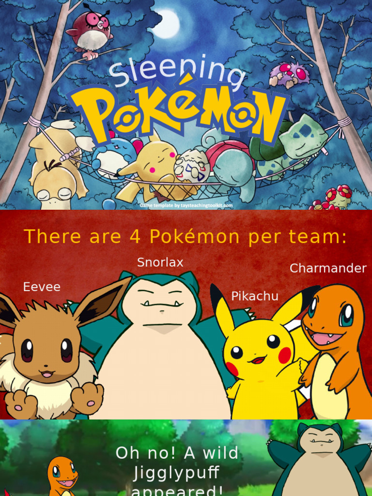 Sleeping Pokemon | PDF | Pokémon