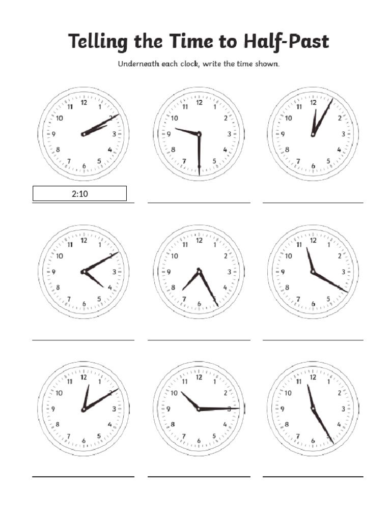 Telling Time | PDF