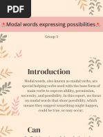 Modals of Possibility - Grammar Practice Worksheets - ESL Library | PDF | Linguistics | Grammar