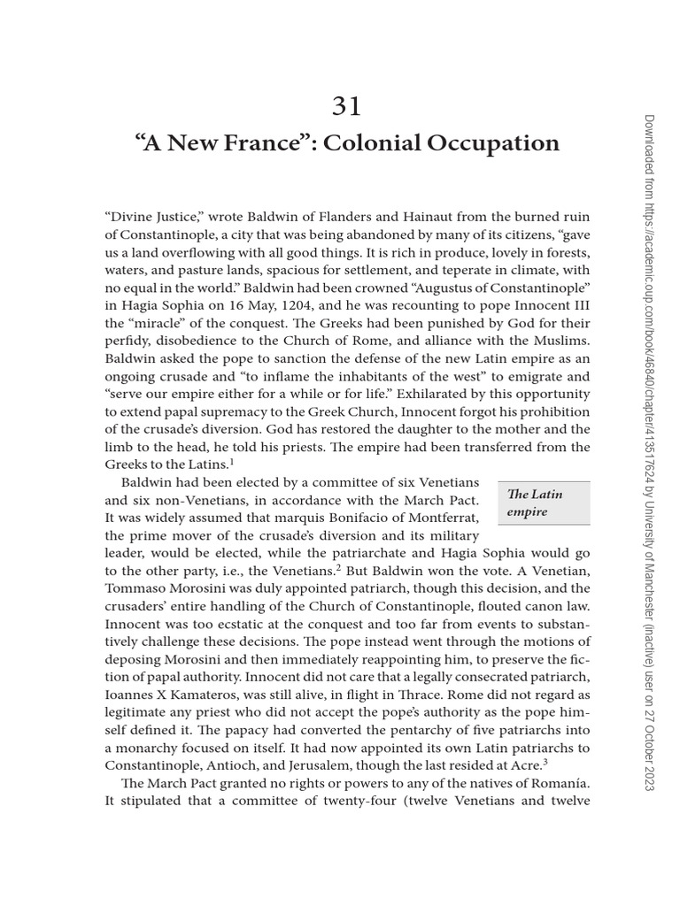 "A New France". Colonial Occupation | PDF