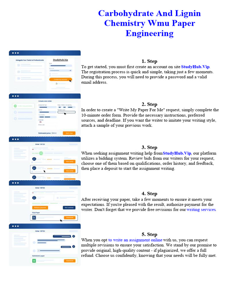 Carbohydrate and Lignin Chemistry Wmu Paper Engineering | PDF | Homo ...