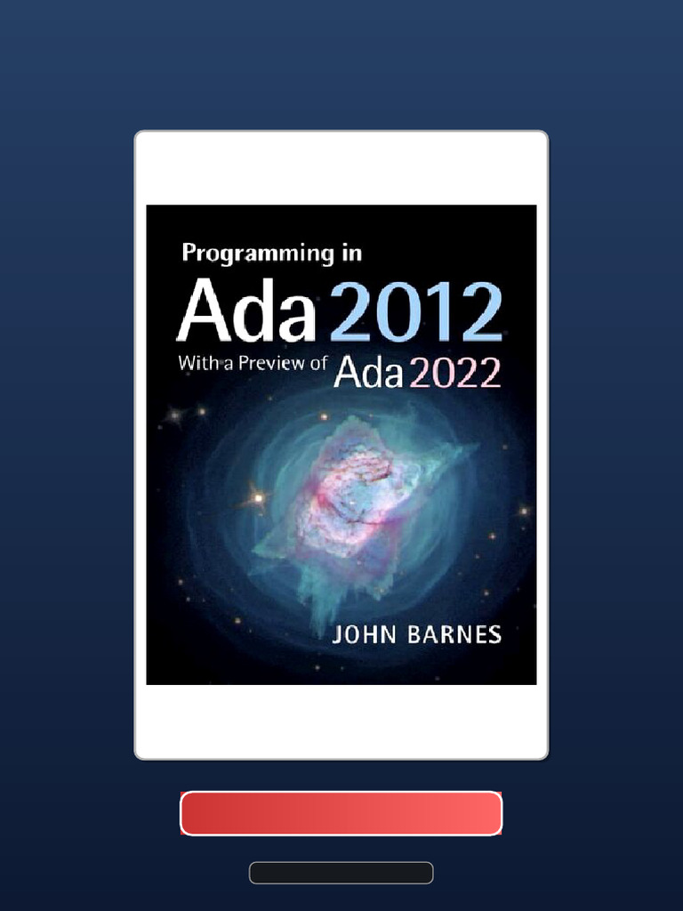 Test Bank For Testbank Programming in Ada 2012 With Preview of Ada 2022 ...