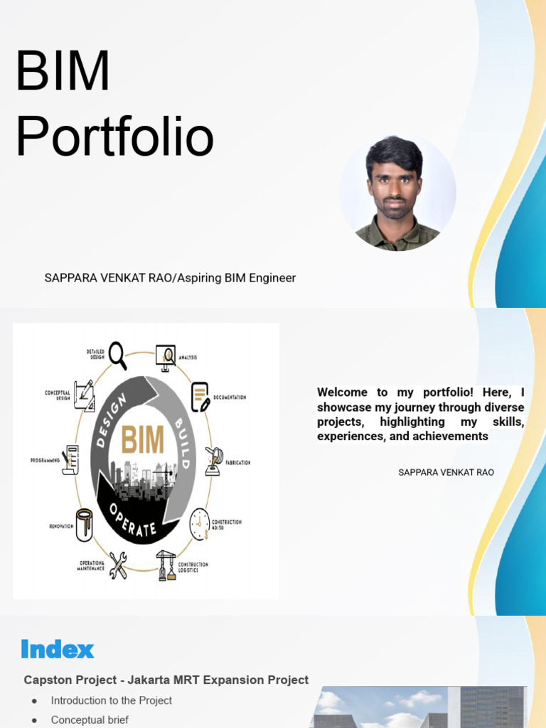 BIM Modeler Designer Portfolio 1744863806 | PDF | Building Information ...
