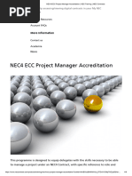 NEC3 ECC Contract Options Guide | PDF | Employment | Option (Finance)