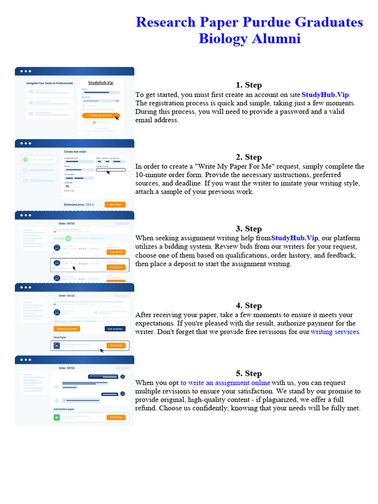 Research Paper Purdue Graduates Biology Alumni | PDF | Lithium Ion ...