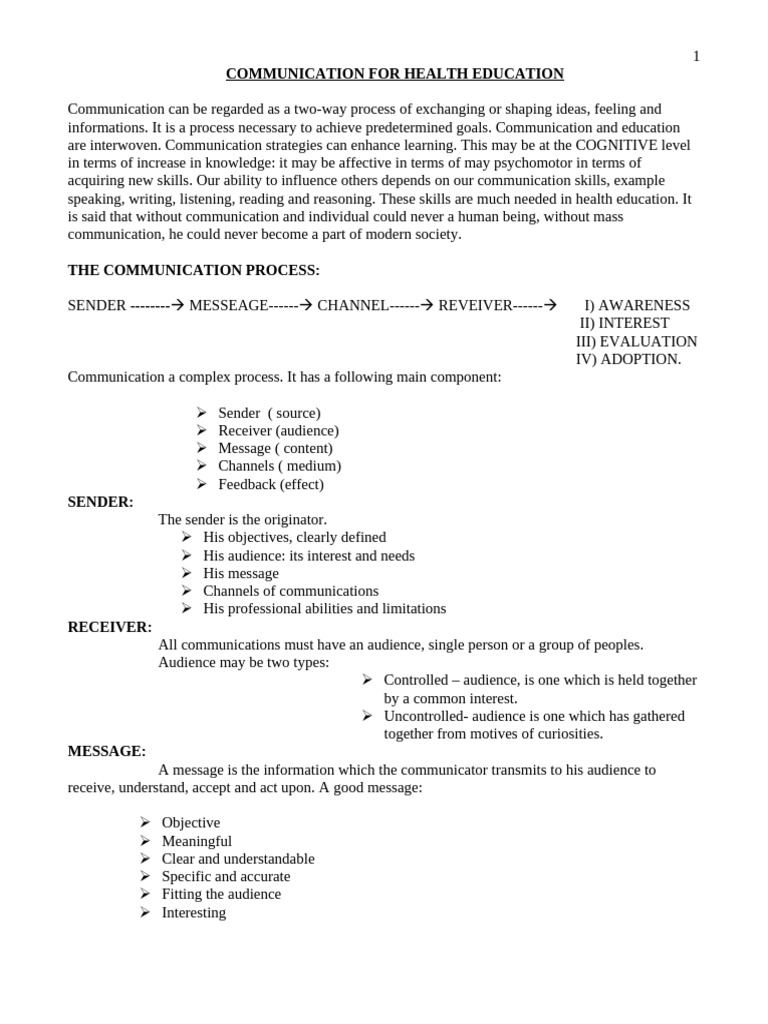 Health Communication Strategies Explained | PDF | Communication | Hygiene