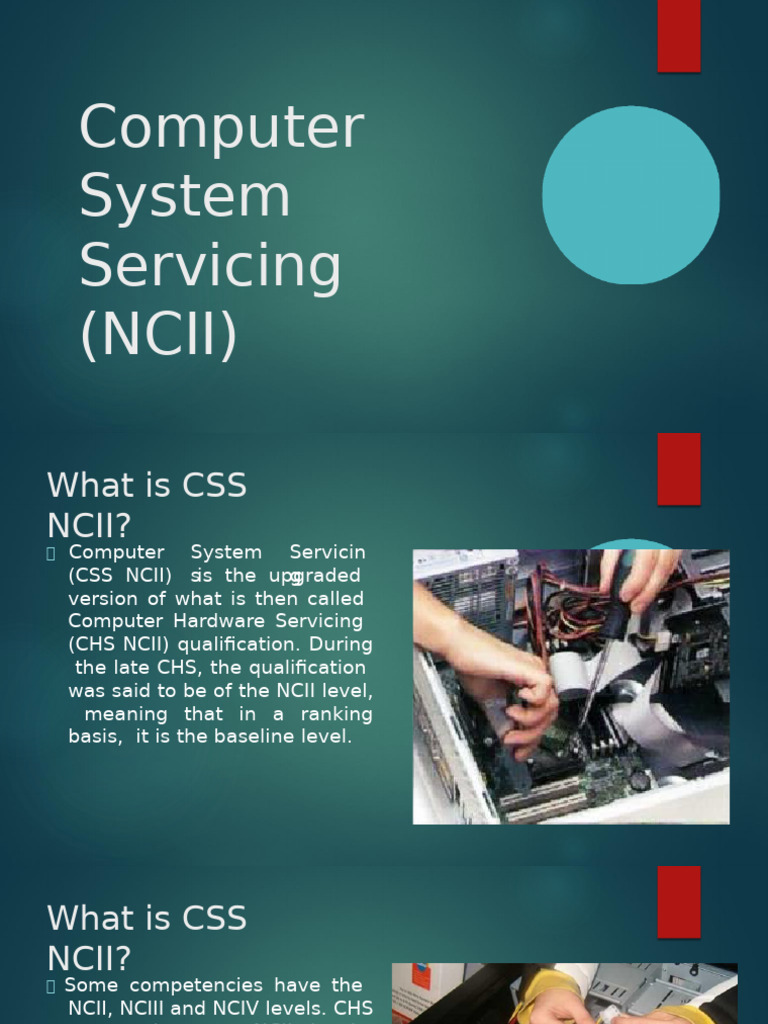 Understanding CSS NCII and OHS Guidelines | PDF | Occupational Safety ...