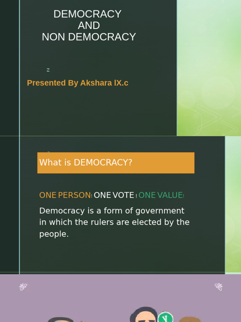 Democracy and Non Democracy | PDF