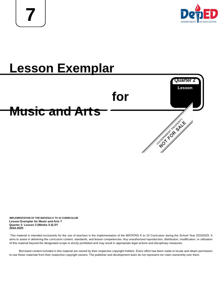 Music and Arts 7: Folk Traditions Examined | PDF | Textiles