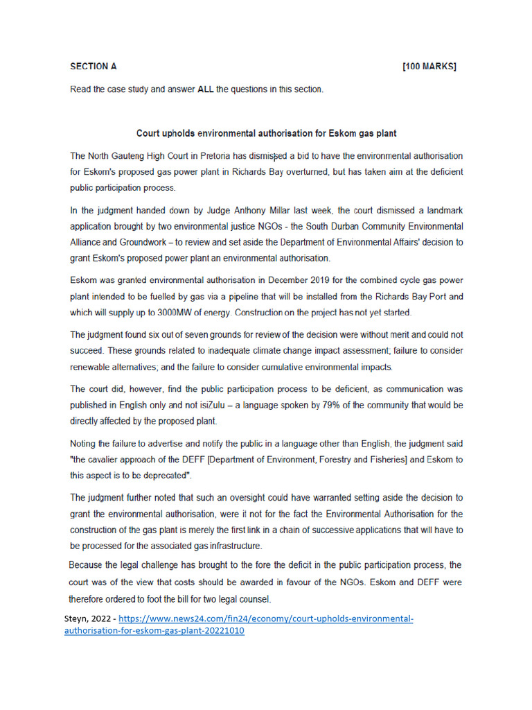 Ethical Business Management Past Exam Papers | PDF