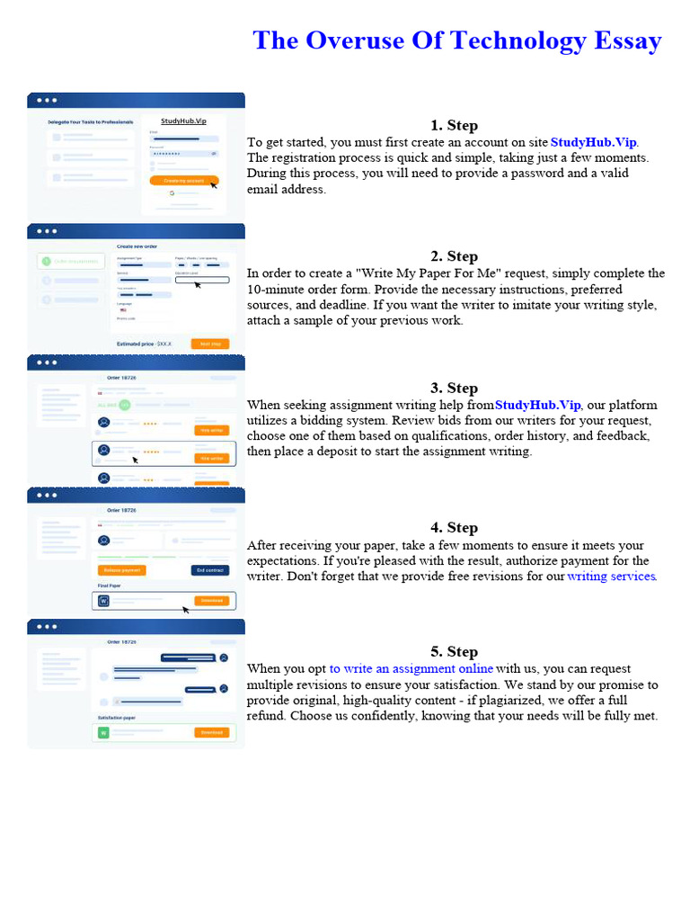 The Overuse of Technology Essay | PDF | Unconscious Mind | Mind