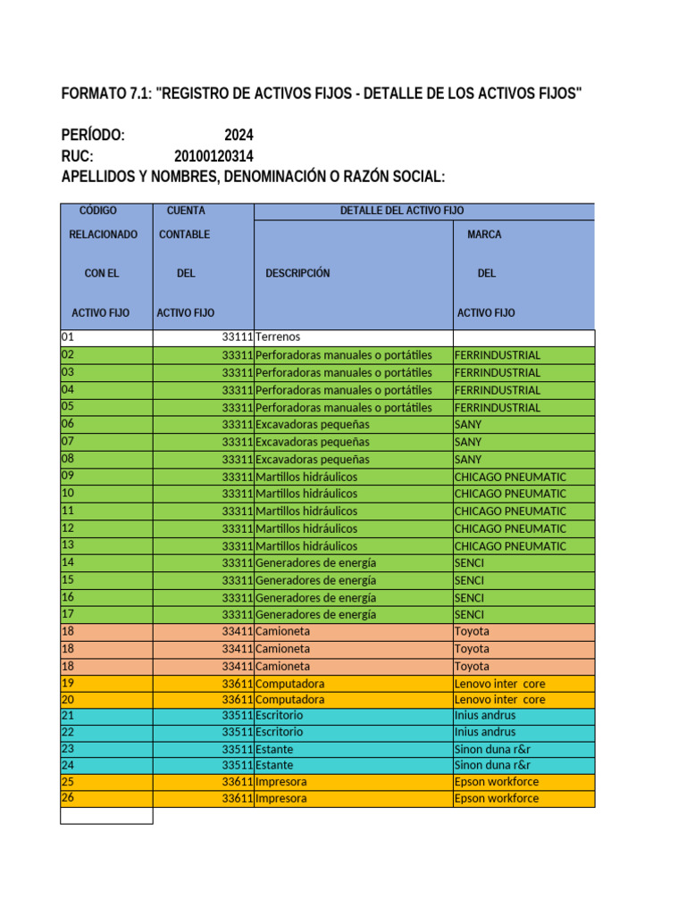 Mirar Ejemplo Desde El Pcge | PDF | Depreciación | Activo fijo