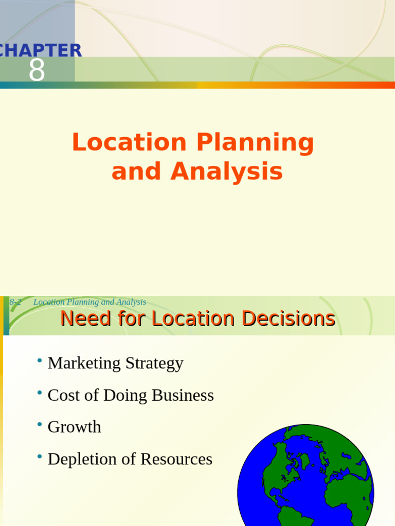 Chap008 Location Planning | PDF | Taxes | Market (Economics)