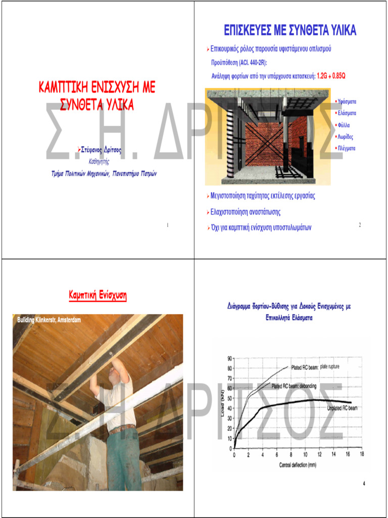 2B. KΑΜΠΤΙΚΗ ΕΝΙΣΧΥΣΗ ΜΕ ΣΥΝΘΕΤΑ ΥΛΙΚΑ (Compatibility Mode) | PDF
