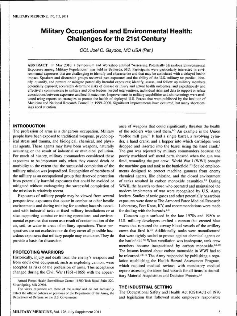 Army Exposure | PDF | Agent Orange | Military