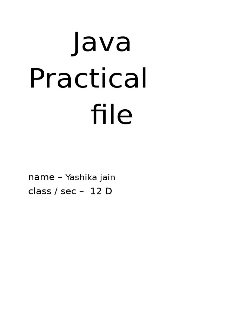 Java File | PDF