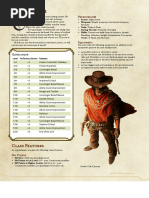 Revised Gunslinger Class for D&D 5E | PDF | Ballistics | Projectile Weapons