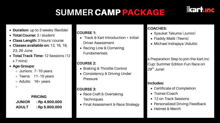 Summer Camp Package | PDF