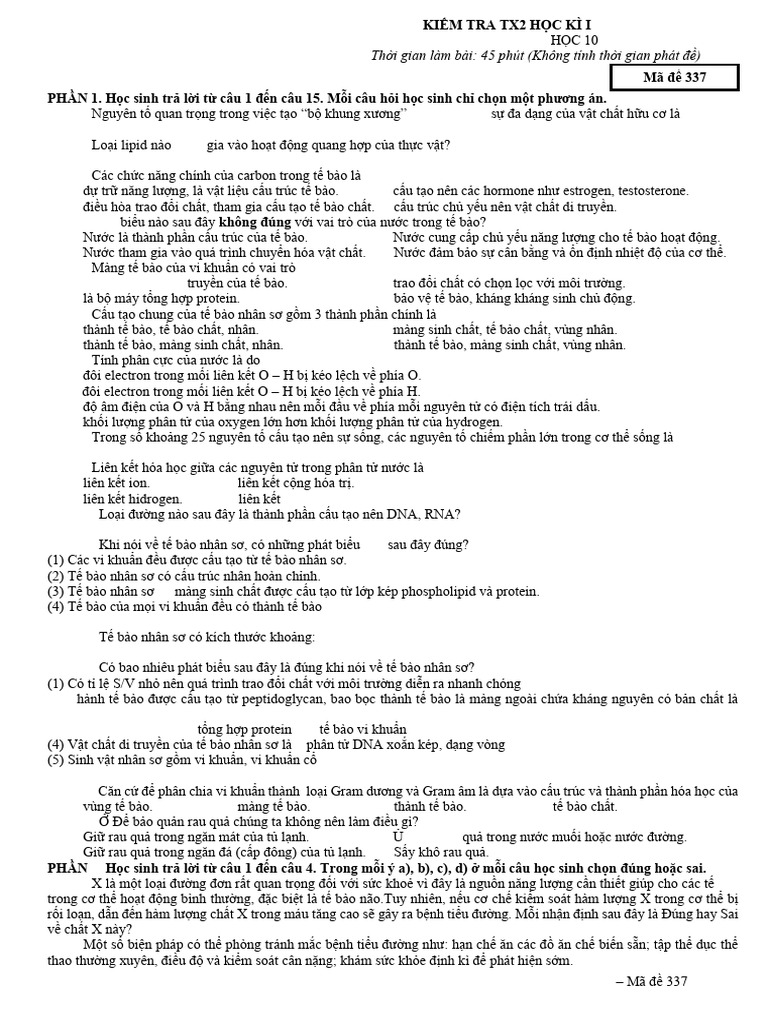 10 - KTTX2 - Trac Nghiem | PDF