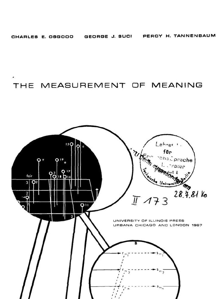 The Measurement of The Meaning | PDF