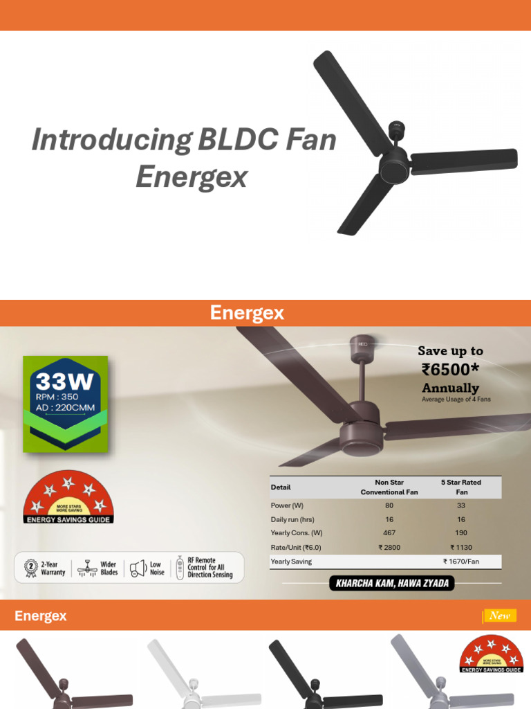 REO Energex BLDC Fan Detail | PDF | Electronics | Electrical Components
