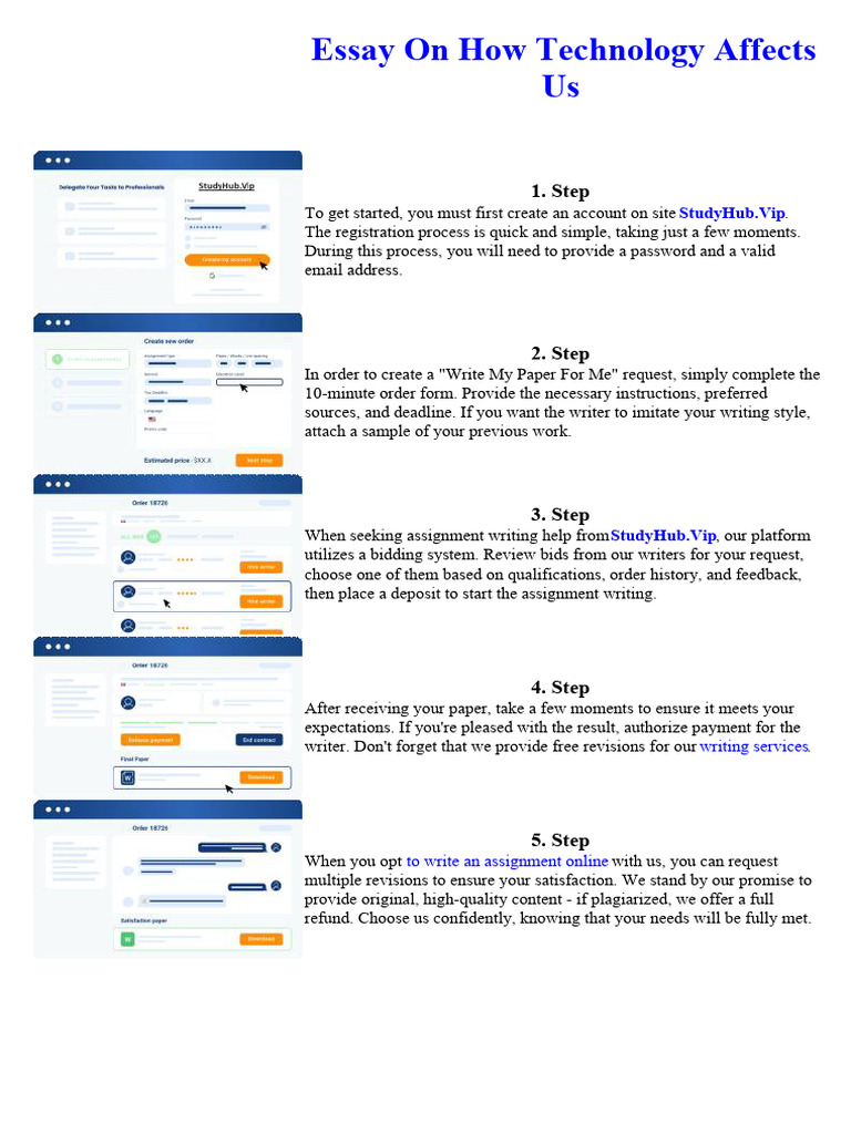 Essay On How Technology Affects Us | PDF | Egyptian Pyramids | Rattlesnake