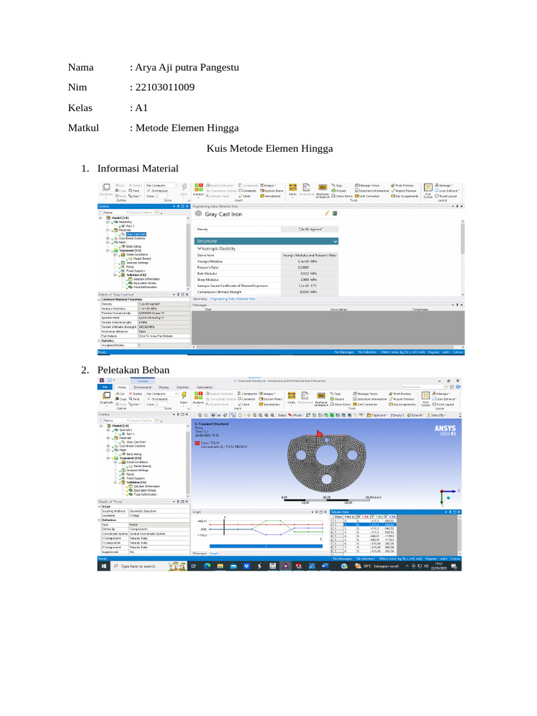 Kuis Metode Elemen Hingga | PDF
