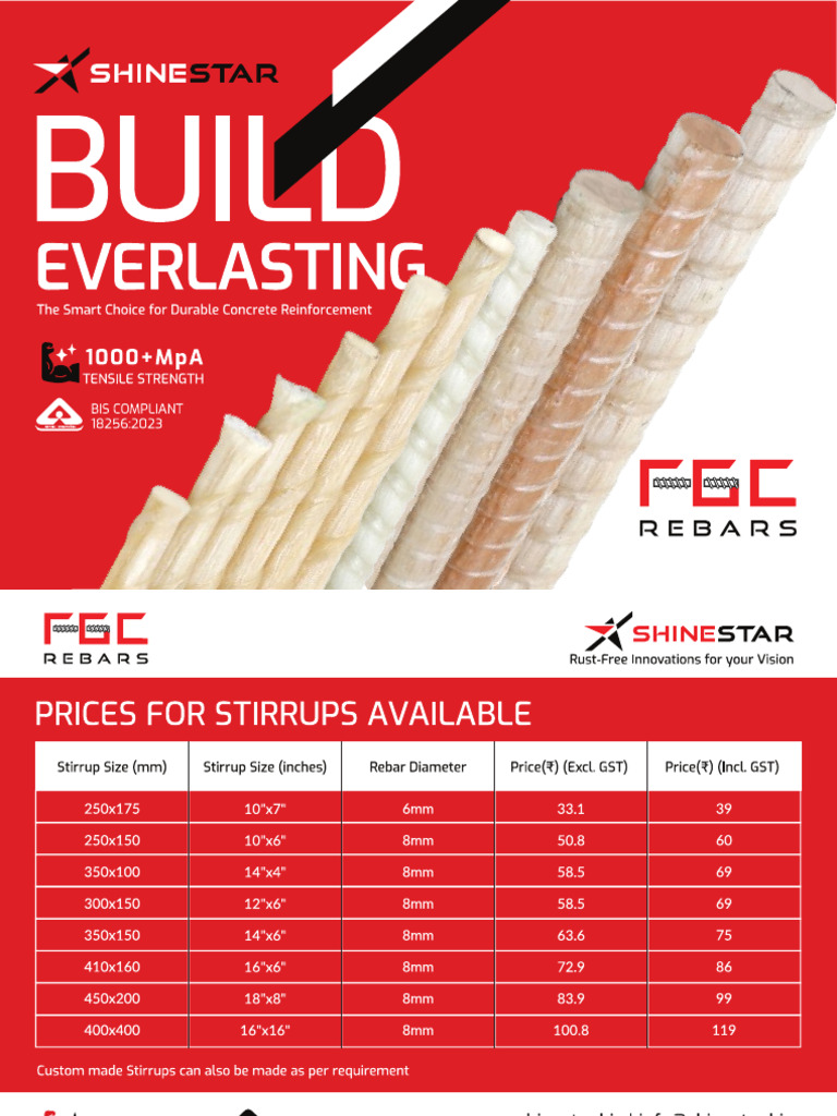 FGC Rebar Price List 2025 | PDF