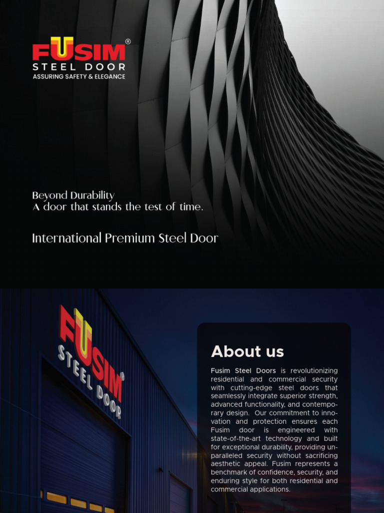 Fusim Brochure Digital #2025 | PDF | Door