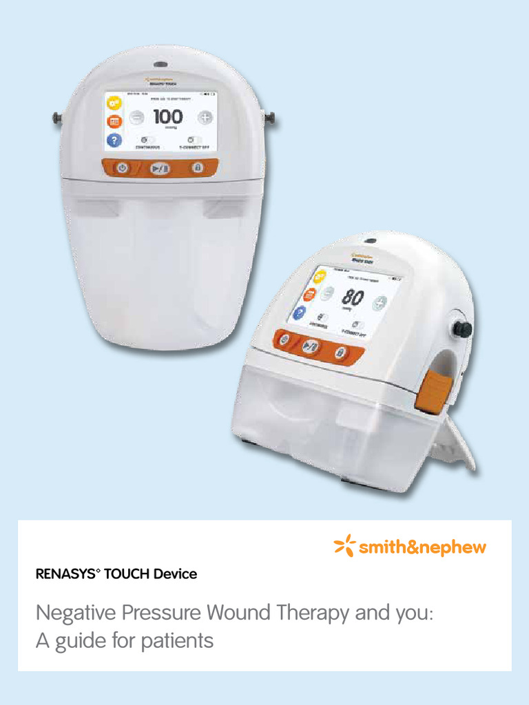 RENASYS Touch NPWT Patient Guide | PDF | Clinical Medicine | Medical ...