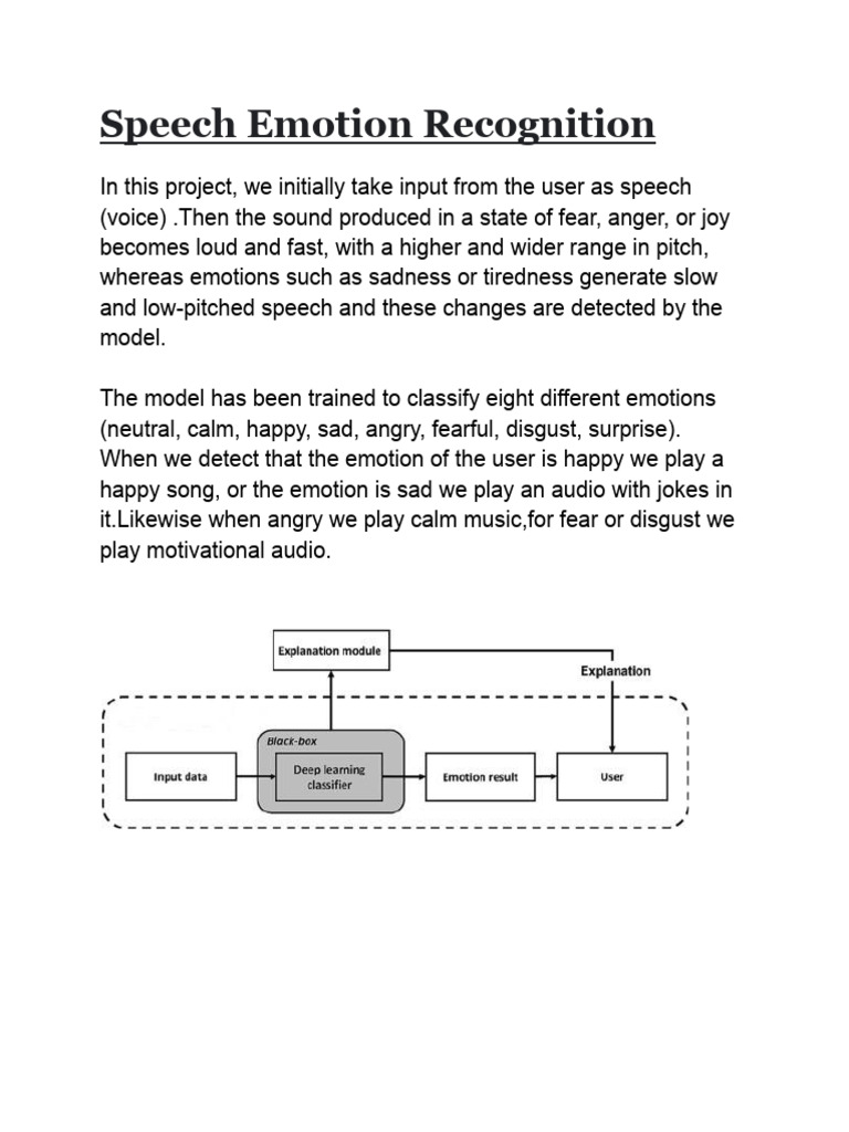 Speech Emotion Recognition | PDF