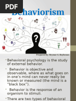 Black Box Theory of | PDF | Behaviorism | Mind