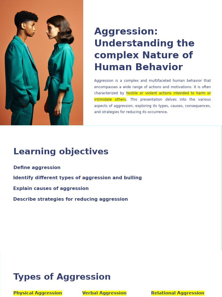 Understanding Relational Aggression | PDF | Aggression | Bullying