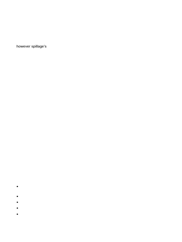 Spill Response Procedure | PDF | Waste | Natural Environment