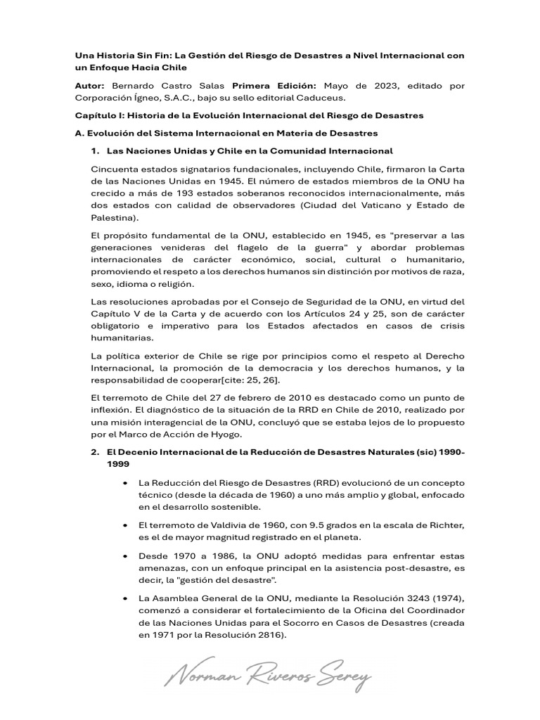 Resumen Por Norman Riveros - Una Historia Sin Fin | PDF | Sustentabilidad | Resiliencia climática