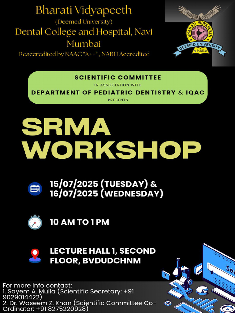 SRMA Workshop Brochure | PDF