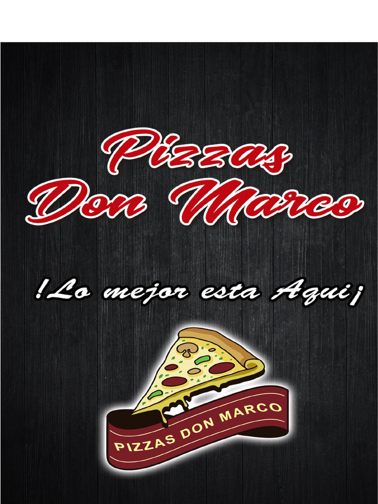 Menu Pizzas Don Marco | PDF