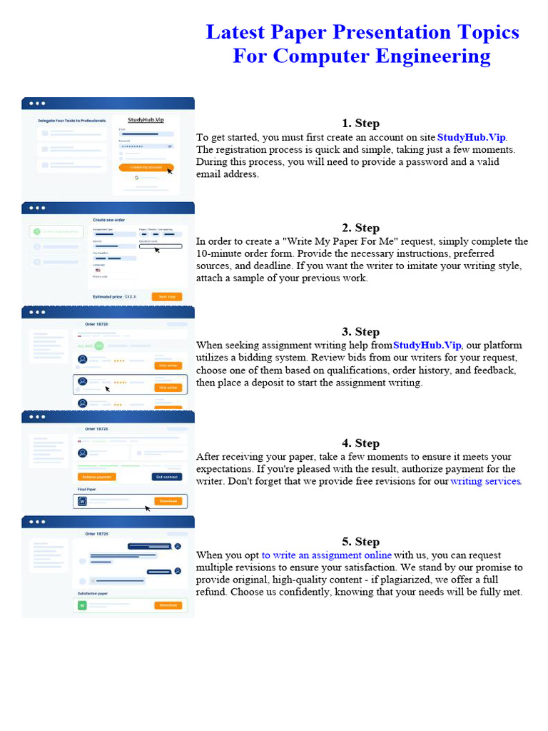 Latest Paper Presentation Topics For Computer Engineering | PDF | Meal ...