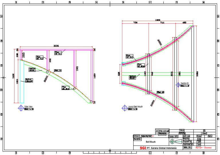 SGI Bell Mouth Layout Review | PDF