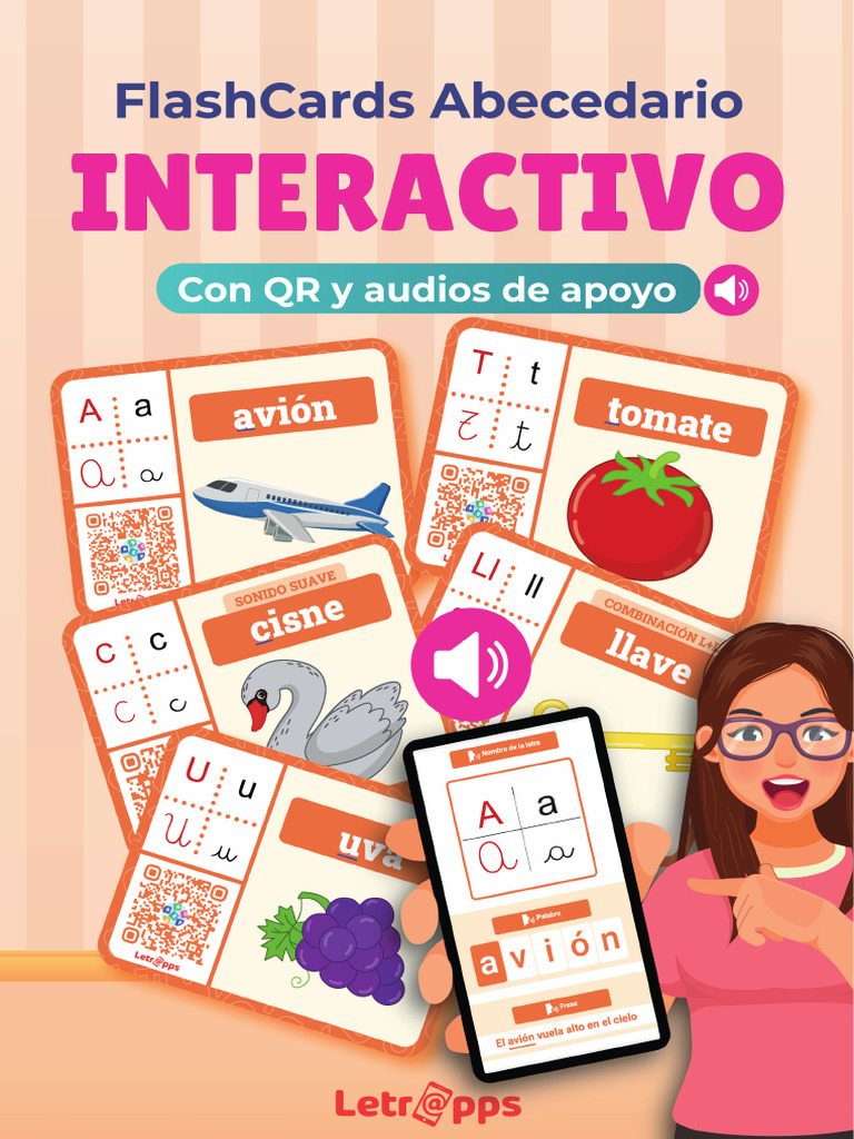 PDF FlashCard Abecedario Interactivo LETRAPPS | PDF